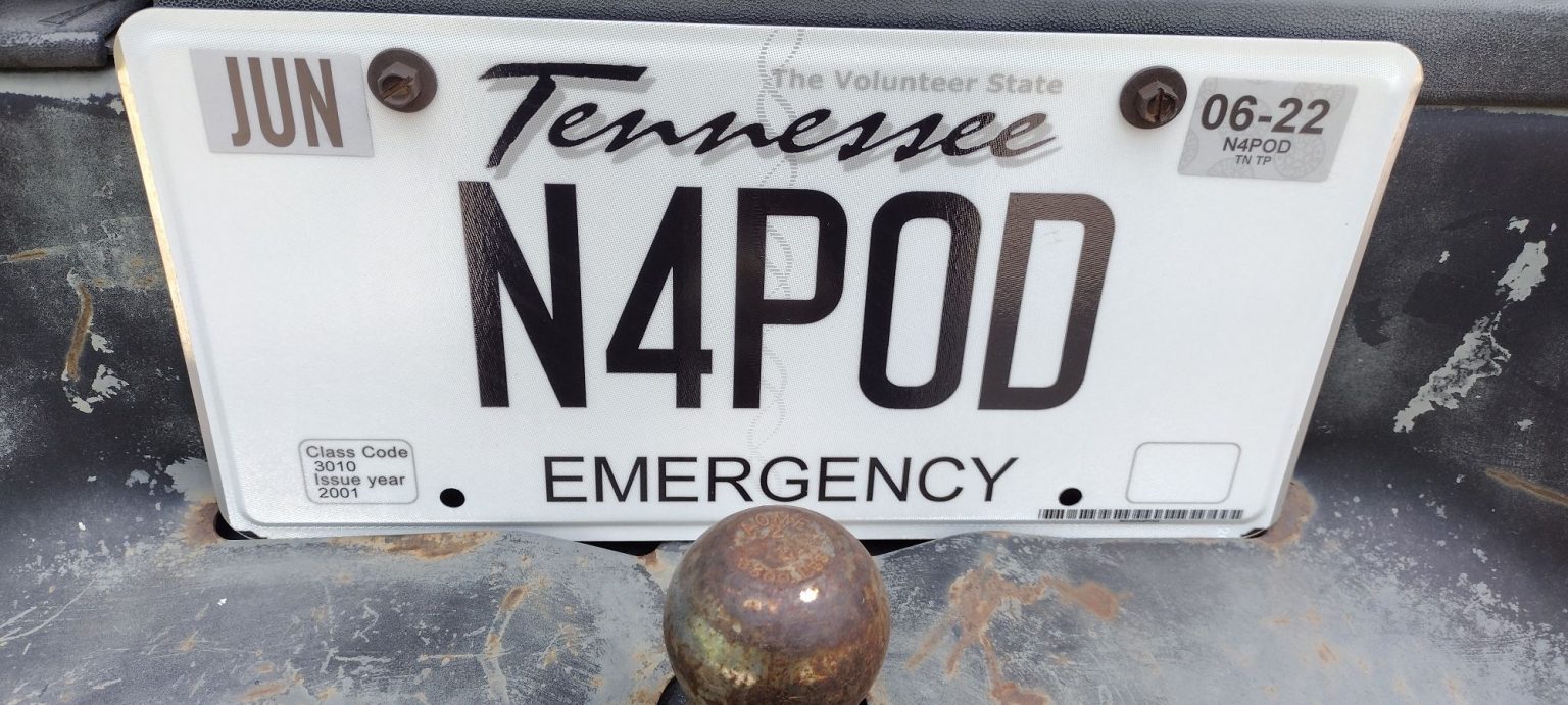 Getting your Amateur Radio Plate in Tennessee – TLARC